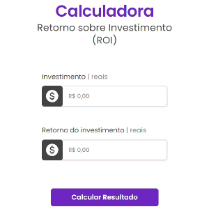 Ferramenta | Calculadora de ROI